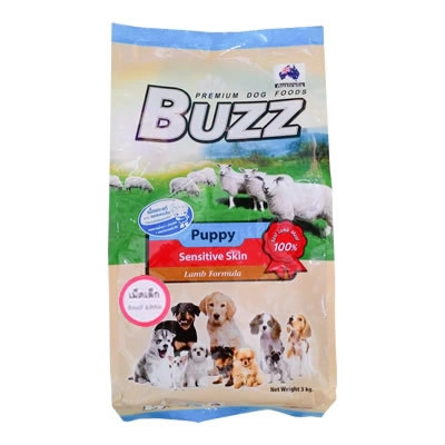 อาหารสุนัข Buzz - Puppy Sensitive Skin - Lamb Formula - เม็ดเล็ก ...