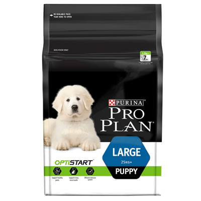 อาหารสุนัข PRO PLAN Large Puppy with OPTISTART [น้ำหนัก 15 กิโลกรัม]