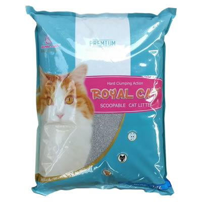 ทรายแมว Royal Cat ทรายแมว กลิ่นลาเวนเดอร์ [น้ำหนัก 10x4 กิโลกรัม]