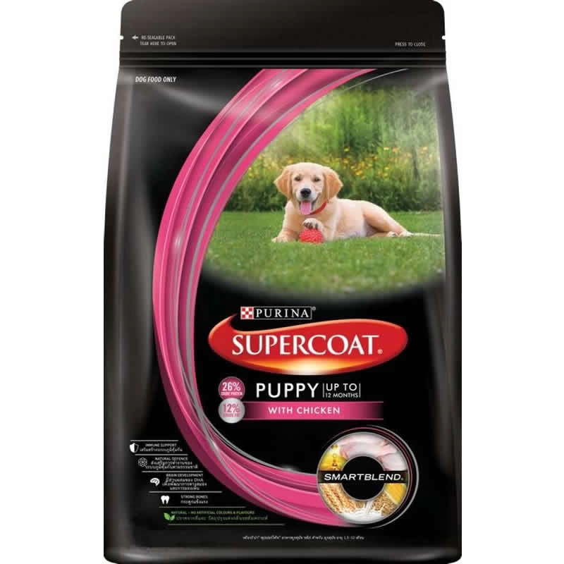 อาหารสุนัข SUPERCOAT - Puppy [น้ำหนัก 3 กิโลกรัม]